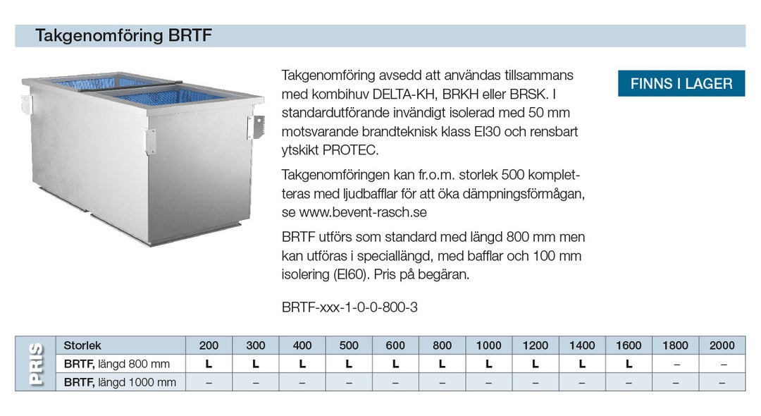 BRTF-1000-1-0-0-1000-3 - Bevent Rasch